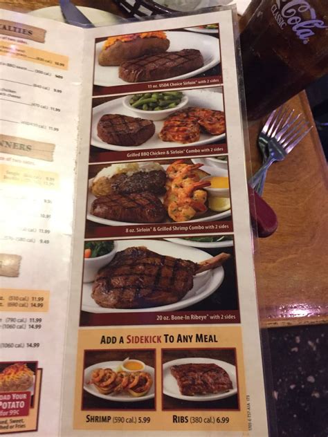 Carta De Barbacoa Texas Roadhouse Wichita Falls Lawrence Rd