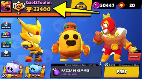 BRAWL STARS ON EXPLOSE MON RECORD DE TROPHÉES 23400 NEW RECORD