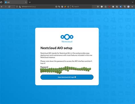 nextcloud aio install with docker compose and nginx reverse proxy