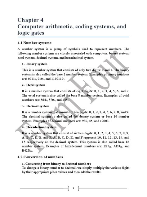 chapter 4 pdf logic gate binary coded decimal