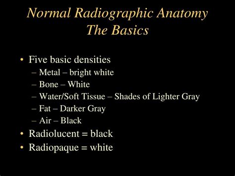 Ppt Normal Radiographic Spinal Anatomy Powerpoint Presentation Free
