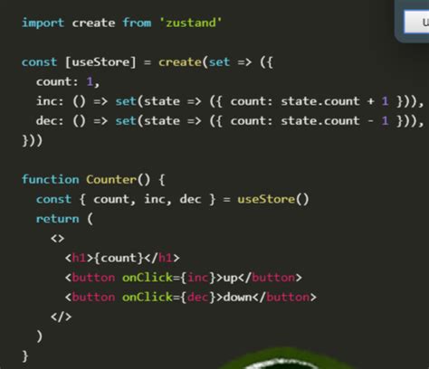 Barebones State Management Solution For React Zustand Reactscript