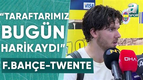 Ferdi Kadıoğlu Takım İçerisinde Gerçek Liderler Var Fenerbahçe 5 1