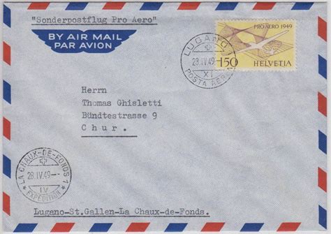 Brief PRO AERO 1949 Mit F45 Kaufen Auf Ricardo