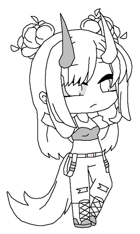 Pixilart CuTe DEmOn WOlF BAsE By Esantiag