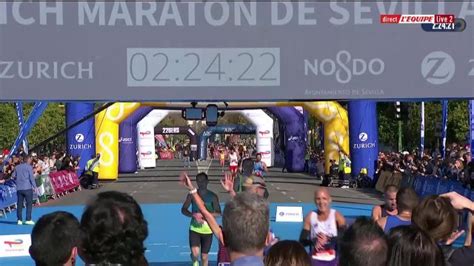 Athlétisme Marathon F Séville Rollin efface le record de France