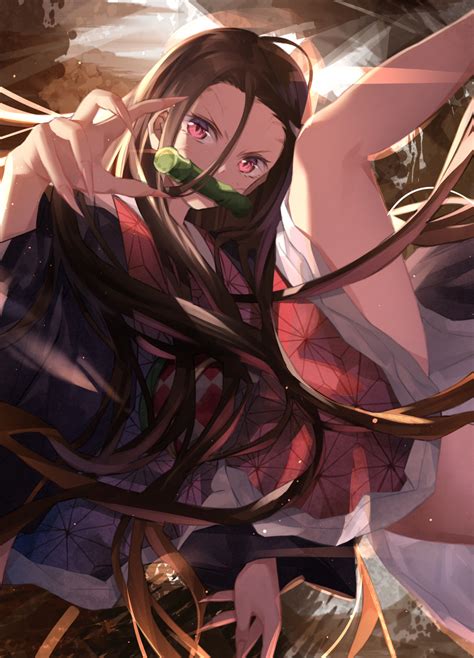 Nezuko Kamado Winter Kimetsu No Yaiba Manga Kamado Nezuko Artwork