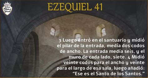 Ezequiel Capítulo 41 Mosqueteros de Yehovah