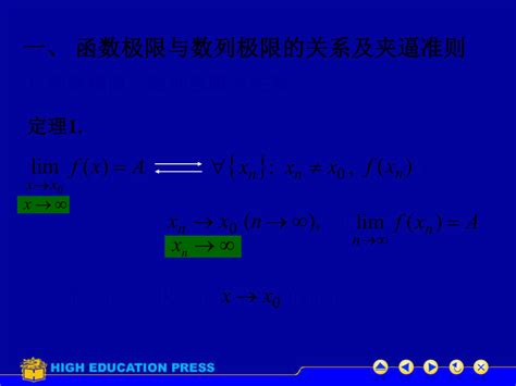 大一高等数学第一章第六节极限存在准则两个重要极限