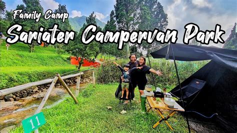 CAMPING DI PINGGIR SUNGAI AIR HANGAT DI SUBANG SARIATER CAMPERVAN