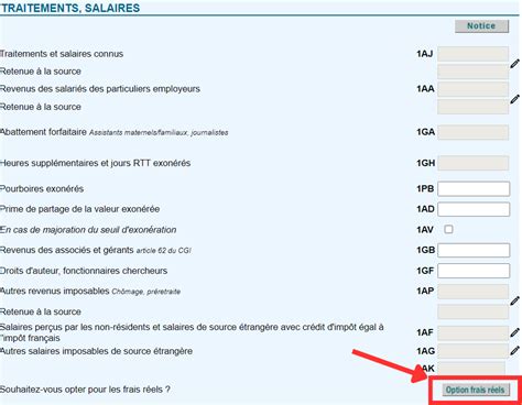 Calcul frais réels 2024 repas frais kilométriques