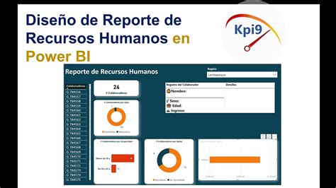 Diseño de Reporte de Recursos Humanos en Power BI YouTube