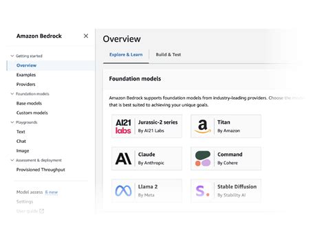 Foundation Model Choice And Customization Amazon Bedrock Developer