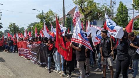 Ini Tujuh Tuntutan Yang Disuarakan Massa Buruh Di Jepara Saat