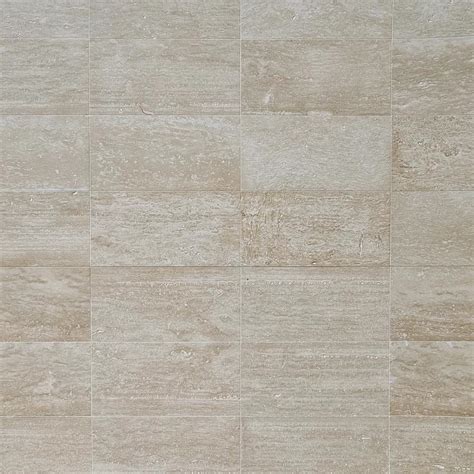 12MM IVORY VEIN CUT TRAVERTINE TILES HONED UNFILLED SELECT GRADE
