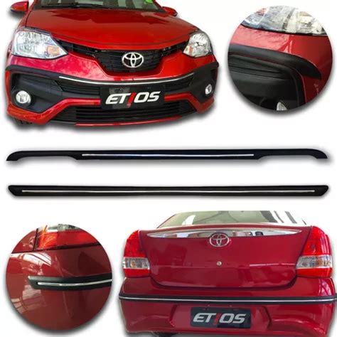 Etios Sedan Protecci N Gomas Paragolpes Y Puertas Cromo