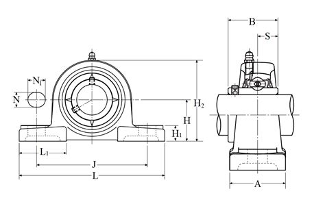 Item UCP208 Pillow Block Unit Cast Housing Set Screw UCP UCPX