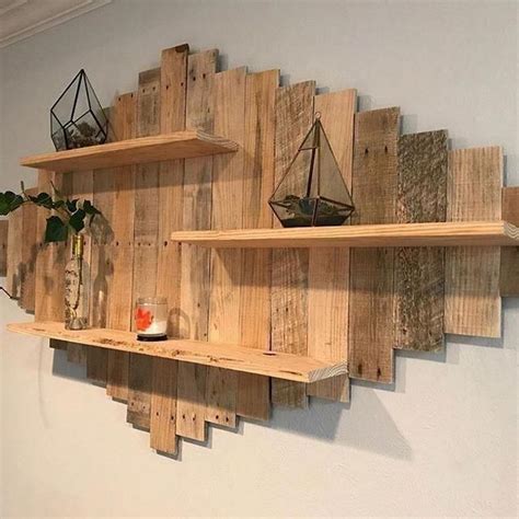 28 Copy This Wood Pallet Shelf Idea Because You Can Use It In Many Ways