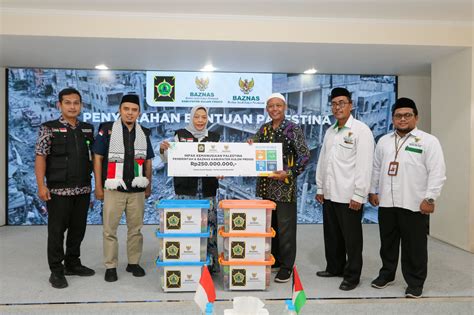 Baznas Peduli Palestina Pemkab Dan Baznas Kulon Progo Salurkan Infak
