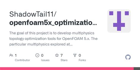 Github Shadowtail Openfoam X Optimization Multiphysics The Goal Of