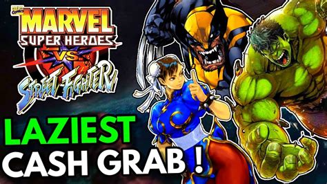 Marvel Super Heroes VS Street Fighter Laziest Cash Grab Fighting Game