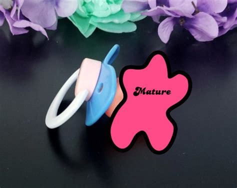Mature Adult Pacifier Handmade Ddlg Penis Adult Pacifier In Various Colors For Bachelorette