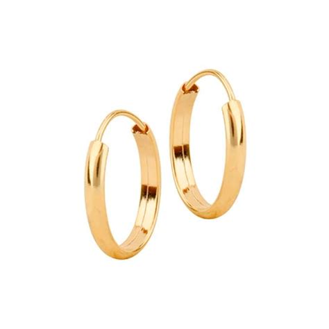 Brinco De Ouro K Argola Mm Plus