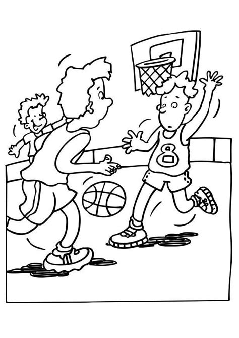 Disegno Da Colorare Pallacanestro Disegni Da Colorare E Stampare