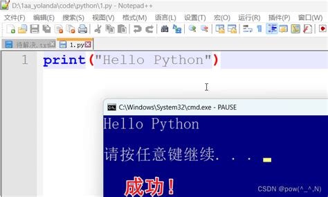 notepad 运行python闪一下就没啦 notepad运行python闪退 csdn博客