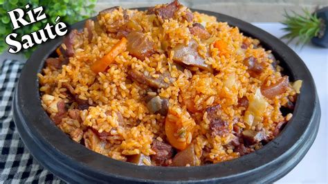 CETTE RECETTE EST DÉLICIEUSE RIZ GRAS RIZ SAUTÉ AUX LÉGUMES YouTube