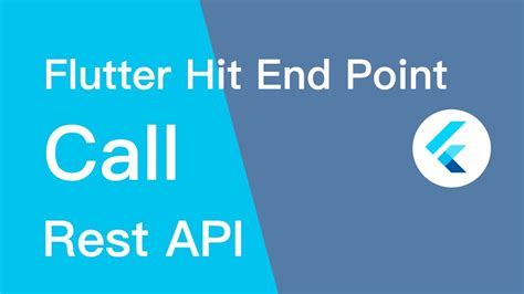 Flutter Easy Steps To Hit End Point Call Rest Api Youtube