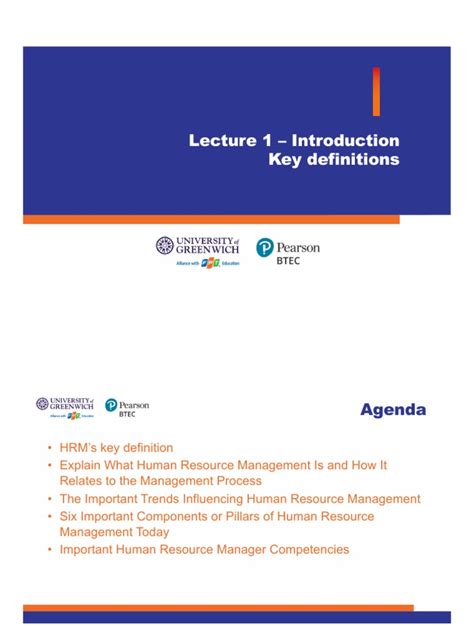 lecture 1 introduction pdf human resource management human resources