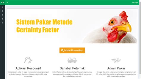 Aplikasi Sistem Pakar Berbasis Web Menggunakan Metode Certainty Factor