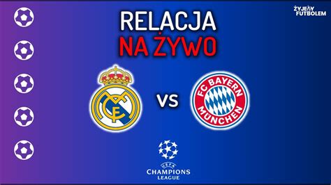 Real Madryt Bayern Monachium MECZ NA ŻYWO Liga Mistrzów RELACJA
