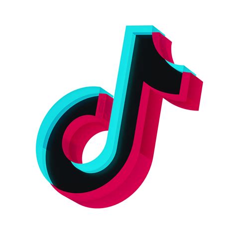 Tik Tok Symbol 3d Rendern 9826607 PNG