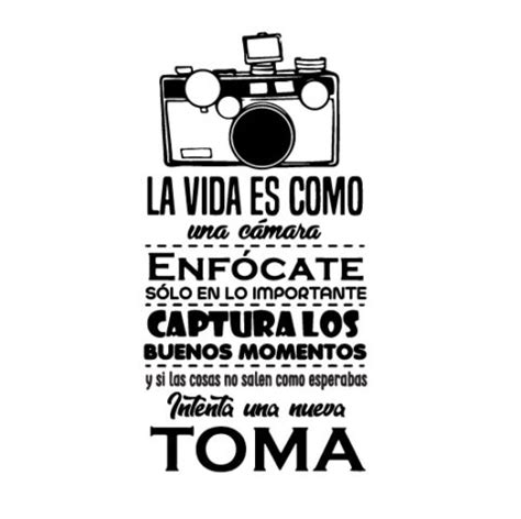 La Vida Es Como Una Camara Vinilgrafi