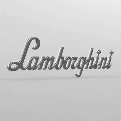 Lamborghini Logo D Model By D Logoman