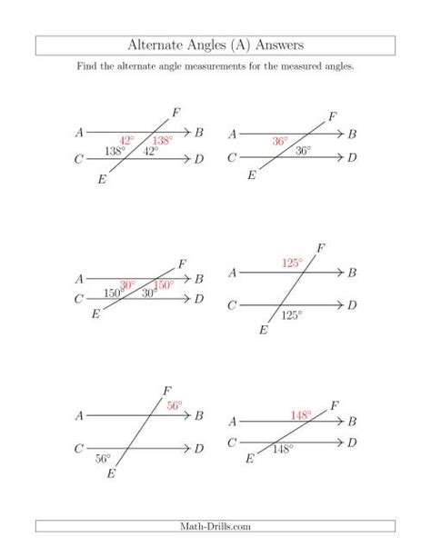 Types Of Angles Acute Obtuse Right Geometry Worksheets