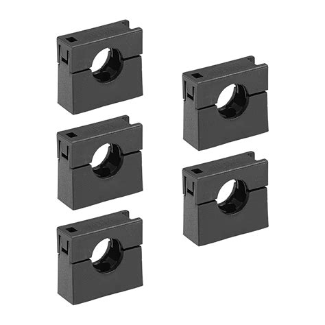 Uxcell AD13 Plastic Corrugated Tube Holder Mounting Bracket Pipe Clamps