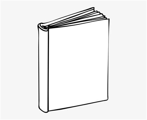 Blank Book Clip Art At Clker Small Book Cover Template Free