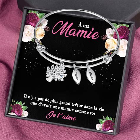 Jessemade Fr Ma Mamie Bracelet Arbre G N Alogique Pr Nom