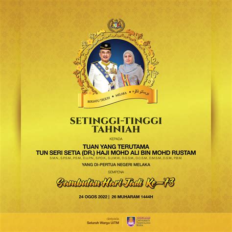 Uitm Official On Twitter Setinggi Tinggi Tahniah Diucapkan Kepada Tyt