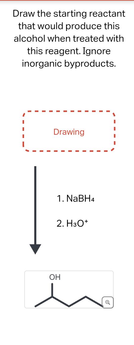 Solved Draw The Starting Reactantthat Would Produce Chegg