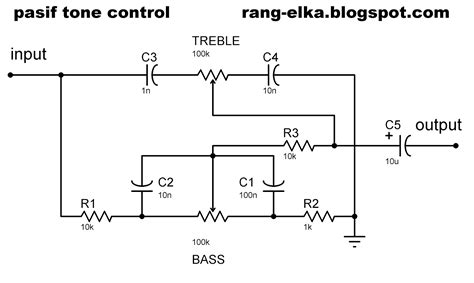Merakit Rangkaian Elektronika Rangkaian Tone Kontrol
