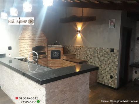 Fogão a Lenha Forno e Churrasqueira Igarapé Fogão a Lenha BH