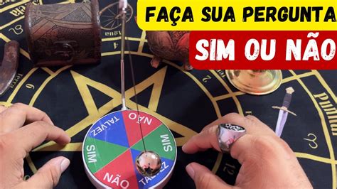 FAÇA SUA PERGUNTA de SIM ou NÃO ao PÊNDULO Receba sua Resposta de Sim