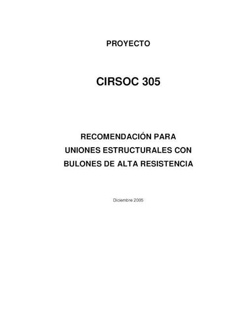 PDF CIRSOC305 Bolt Spec DOKUMEN TIPS
