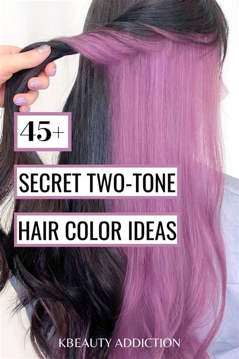 45 Korean Secret Two Tone Hair Color Ideas You Should Try In 2021