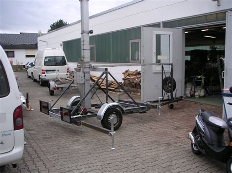 Mast auf Anhänger 47 Frick Gerätebau GmbH