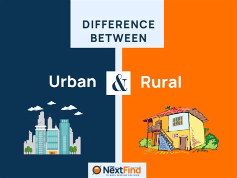 Difference Between Urban Rural Areas NBKomputer
